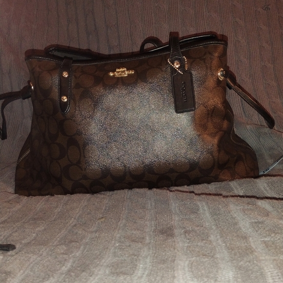 Coach | Bags | Coach Carryall Drawstring Tote | Poshmark